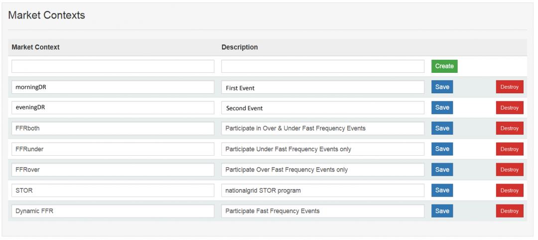 Using Market Context in Open ADR - GRIDlink Technologies